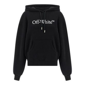 Off-white Big Logo Bookkish Hoodie - - Sweatshirts & Hoodies - Damen - Schwarzk - 2XS