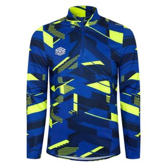 Umbro Midlayer f&uuml;r Herren, Training (Blau/Gelb)
