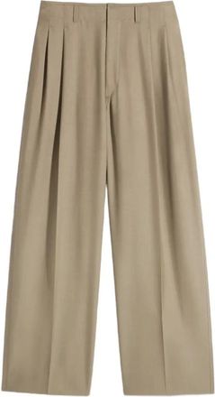 Christophe Lemaire Homme, Pantalons, Brun, Taille: L Pantalon Tailleur Pliss&eacute;