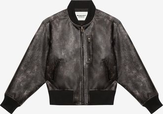Isabel Marant Veste Crisley - Femme - Noir D&eacute;lav&eacute; - Taille 34 - Marant &Eacute;toile