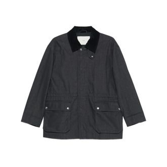 Dunst Femme, Vestes, Bleu, Taille: 38 FR Veste &agrave; Col avec Poches &agrave; Rabat