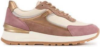 Geox Baskets basses Desya en cuir m&eacute;lang&eacute;