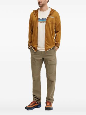 adidas Sportjacke mit Reißverschluss - Braun