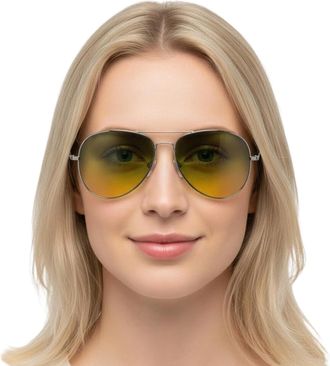 Generic Nachtfahrbrille - Polarisierter gelber Brillenglas-Schutz | Scheinwerferbrille Zur Reduzierung von Blendung Beim Nachtfahren - F&uuml;r Sonne, M&auml;nner, Frau
