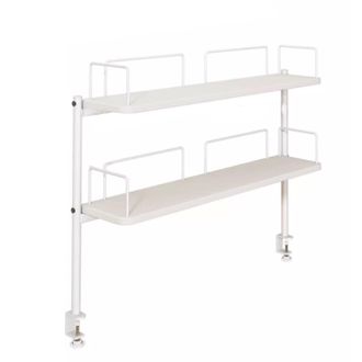 Generic Clamp on Schreibtisch Organizer, Tischregale for Schreibtisch - Zuverlässige Tragstabilität, Desk Shelf for Home, Office und Dorm(White,80X20X69)