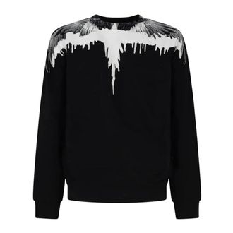 Marcelo Burlon Wings Crewneck Sweatshirt - - Sweatshirts & Hoodies - Herren - Schwarzk - S
