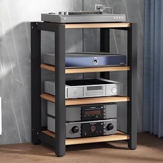 Generic 2/3/4/5-stufiges Audio-Rack Mit Plattenspielerst&auml;nder, AV-Komponenten-Medienst&auml;nder, Tower-Player-St&auml;nder, Heimstereo-Racksystem Mit H&ouml;henverstellbare