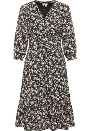 Usha Robe midi &agrave; imprim&eacute; floral qisha