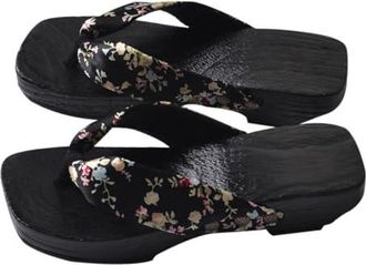 BESPORTBLE Sabots Bois Femme Design Créatif Sandales été Confortables Antidérapantes Mode