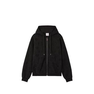 Casablanca Sweat zipp&eacute; ample brod&eacute; &agrave; capuche