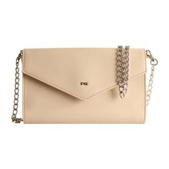 Nero Giardini Stilvolle Crossbody Handtasche - - Bags - Damen - Beige - ONE SIZE