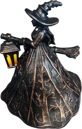 Generico Halloween-Hexen-Fenster, leicht, Vintage, gruselig, f&uuml;r, Wohnzimmer, Terrasse, Rasen, Arbeitsplatz, Tischmitte, f&uuml;r