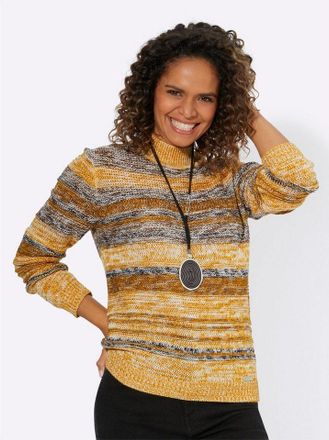 Witt Strickpullover Pullover Langarm Ripp
