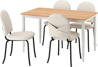 IKEA DANDERYD / EBBALYCKE Tisch und 4 St&uuml;hle