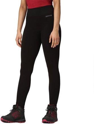 Regatta Damen Wmn Therm Strpant Hose, schwarz, M-XL