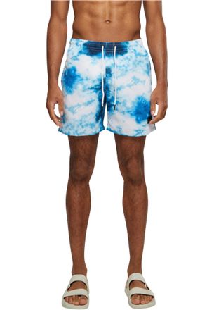 Urban Classics Herren Badehose Pattern Swim Shorts, Herren Badeshorts mit Muster, erhältlich in vielen Farbvarianten, Pool AOP, 5XL