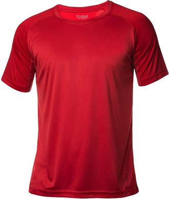 Clique Herren T-Shirt, Laufshirt, hohe Sichtbarkeit, neonfarben, CQ029338, Rot (35), 56