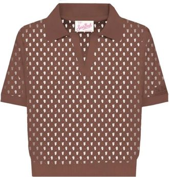 MC2 Saint Barth Femme, Tops, Brun, Taille: 42 FR Polo