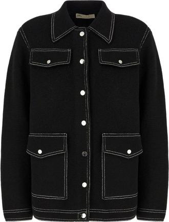 Tory Burch Femme, Pulls, Noir, Taille: 42 FR Cardigans