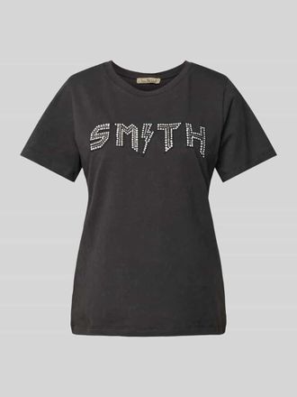 Smith & Soul T-Shirt mit Strasssteinbesatz