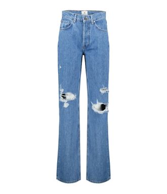 Anine Bing Jean Gio Coton Organique Bleu