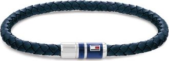 Tommy Hilfiger Jewelry Bracelet en Cuir Tressé pour Homme Couleur Bleue - 2790294