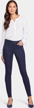 NYDJ Ami Skinny Jeans Dunkelblau Premium-Denim (Lang)