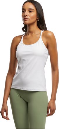 Urban Classics Damen Tank Top Ladies Sports Top, Damen Sport Top mit Trägern und Rückendetail, Yoga Top, Größen XS - XL