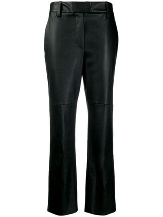 Brunello Cucinelli Cropped-Hose mit geradem Bein - Schwarz