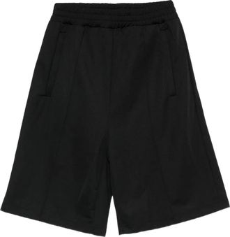 Palm Angels Shorts mit Logo-Print - Schwarz