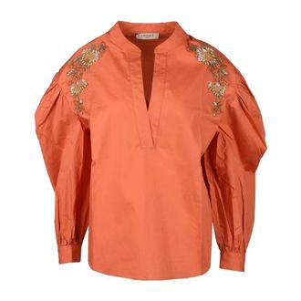 Twinset Damen, Blusen & Hemden, Orange, MGröße