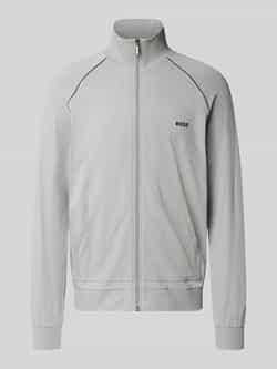 HUGO BOSS Regular Fit Trainingsjacke mit Stehkragen