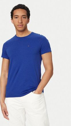 Tommy Jeans T-Shirt DM0DM04411 Blau Slim Fit