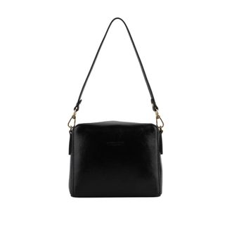Pourchet Femme, Sacs, Noir, Taille: ONE Size Cassetta Metallic