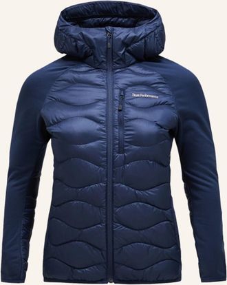 Peak Performance Softshelljacke Helium Hybrid Down blau