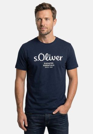 s.Oliver T-Shirt 5er Pack Basic (Spar-Set, 5-tlg) T-Shirt - Baumwolle - Atmungsaktiv - Weicher Jersey mit Logo Print
