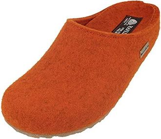 Haflinger Haflinger Grizzly Michl, Chaussons pour Homme Orange Orange (Rost 43) 42