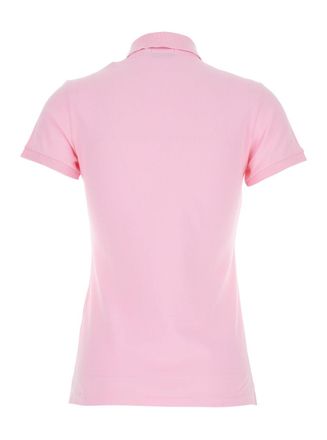 Polo Ralph Lauren Womens Polo Shirt Julie Pink Cotton T-Shirts & Jerseys