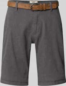 Redefined Rebel Bermudas mit G&uuml;rtel und Eingrifftaschen Modell NEBRASKA