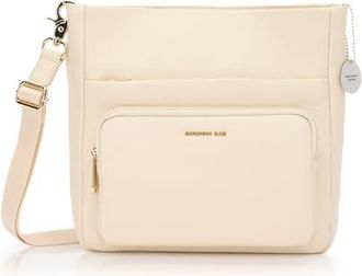 Mandarina Duck Mellow Leather Crossover, Femmes, Almond