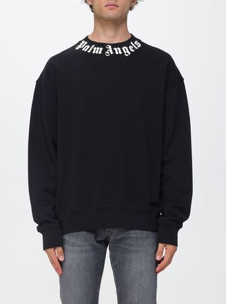 Palm Angels Relaxed Fit Baumwoll-Sweatshirt mit Logo-Print