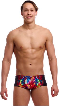 Funky Trunks Pride Alive Badehose Herren Sidewinder Trunk chlorbeständig und schnelltrocknend, Größe:5