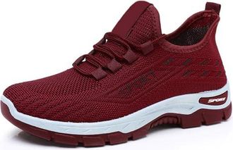 Generic Chaussures de sport pour femme - Chaussures de course - Respirantes - Confortables - Chaussures de loisirs - Chaussures de marche - Semelles en caoutc