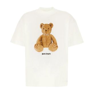 Palm Angels T-Shirt - - Tops - Herren - Beige - L