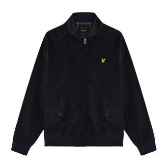 Lyle & Scott Corduroy Harrington Jacke - - Jackets - Herren - Blau - M