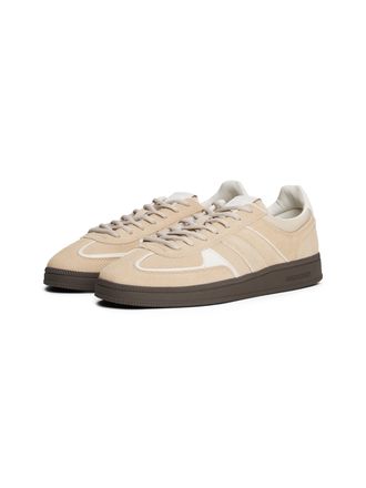 Tommy Jeans Plateausneaker TOMMY JEANS THE GREENWICH EDGE, Damen, Gr. 39, beige, Veloursleder, Schuhe Plateausneaker, Freizeitschuh, Halbschuh, Schn&uuml;rer mit Kontr