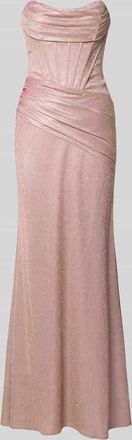 Unique Maxikleid im Off-Shoulder-Look mit Drapierungen