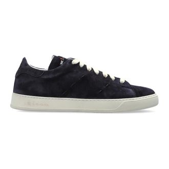 Kiton Suede Sneakers - - Shoes - Herren - Blau - 44 1/2 EU