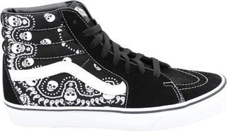 Vans Homme, Chaussures, Noir, Taille: 42 EU Baskets Montantes Bandana en Toile