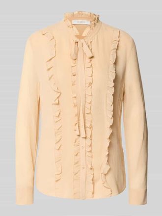 Herzen&rsquo;s Angelegenheit Regular Fit Bluse aus Seide mit R&uuml;schen